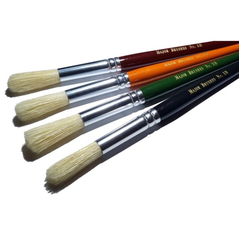 Children’s Chunky Paint Brushes Pack 4 – Major Brushes