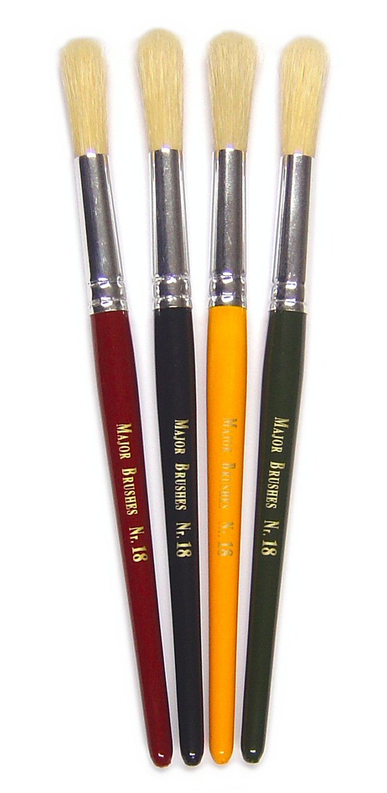 Children’s Chunky Paint Brushes Pack 4 – Major Brushes